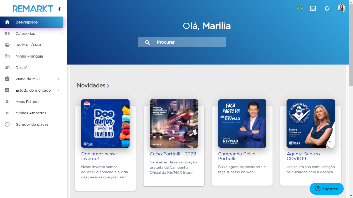 Como Criar Conta – REMARKT